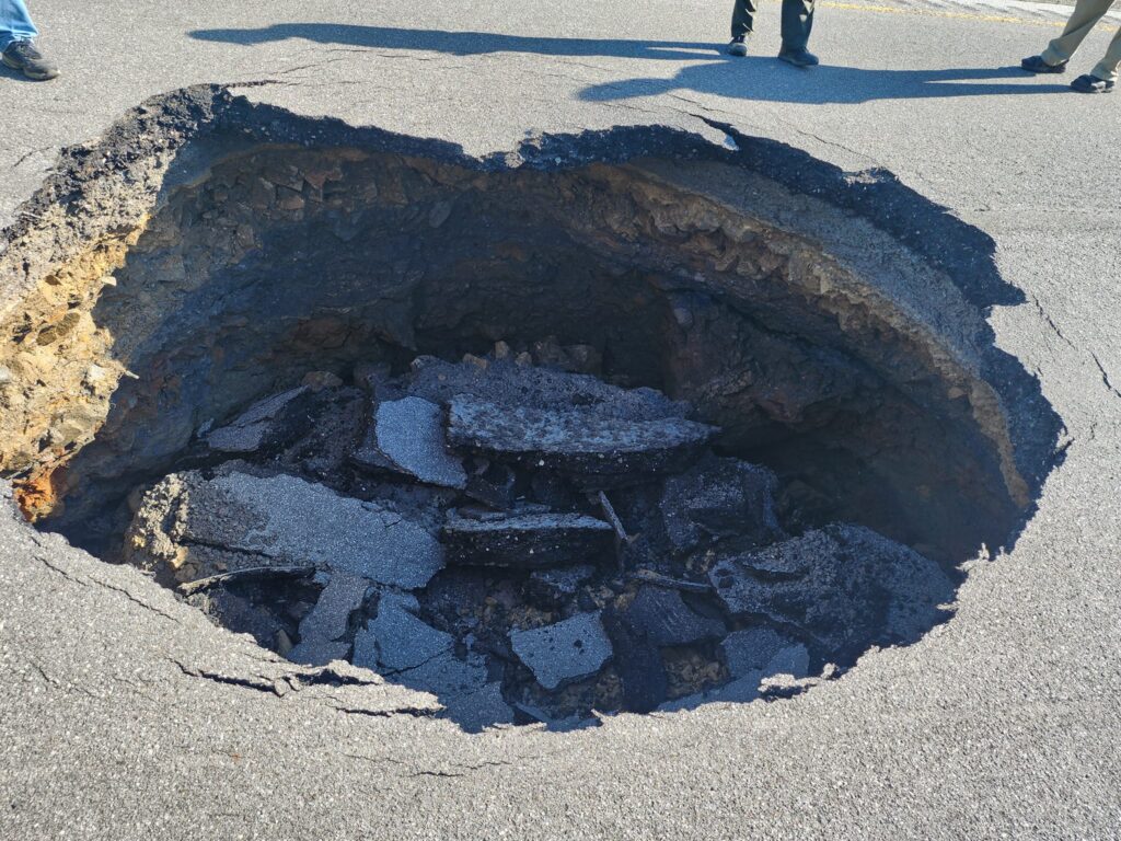 Be Careful on Hwy 111 due to Sinkhole - SValleyNow.com | Local News for ...